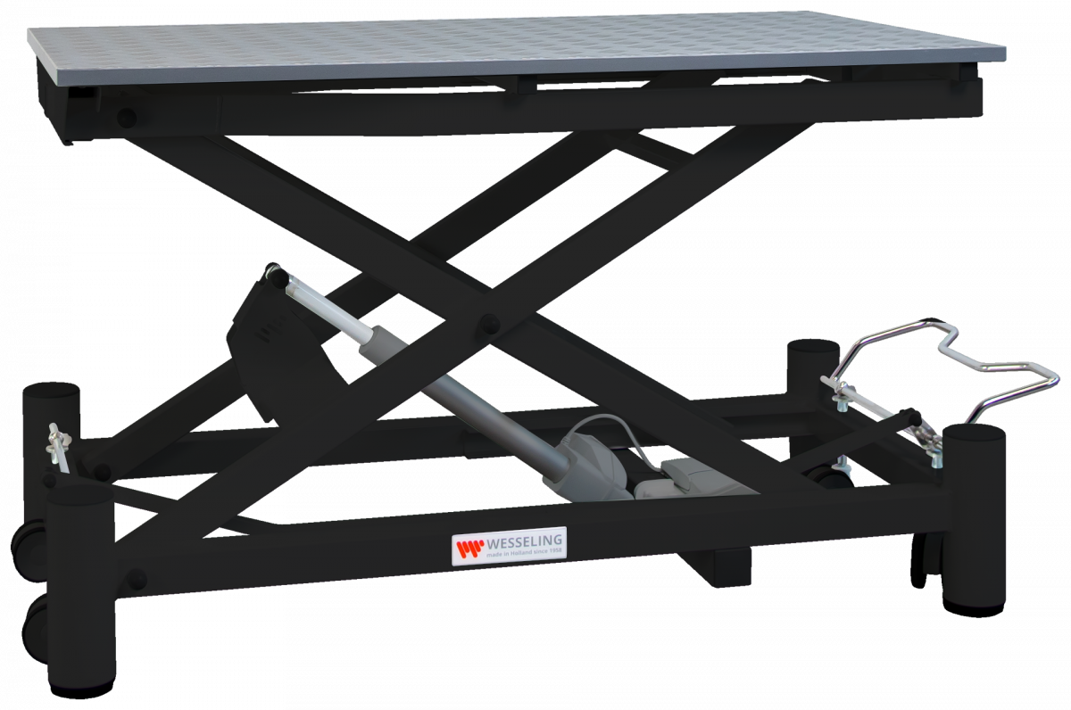 Stabilo Elite Schertisch in schwarz 120cmx65cm mit Handschaltung ...